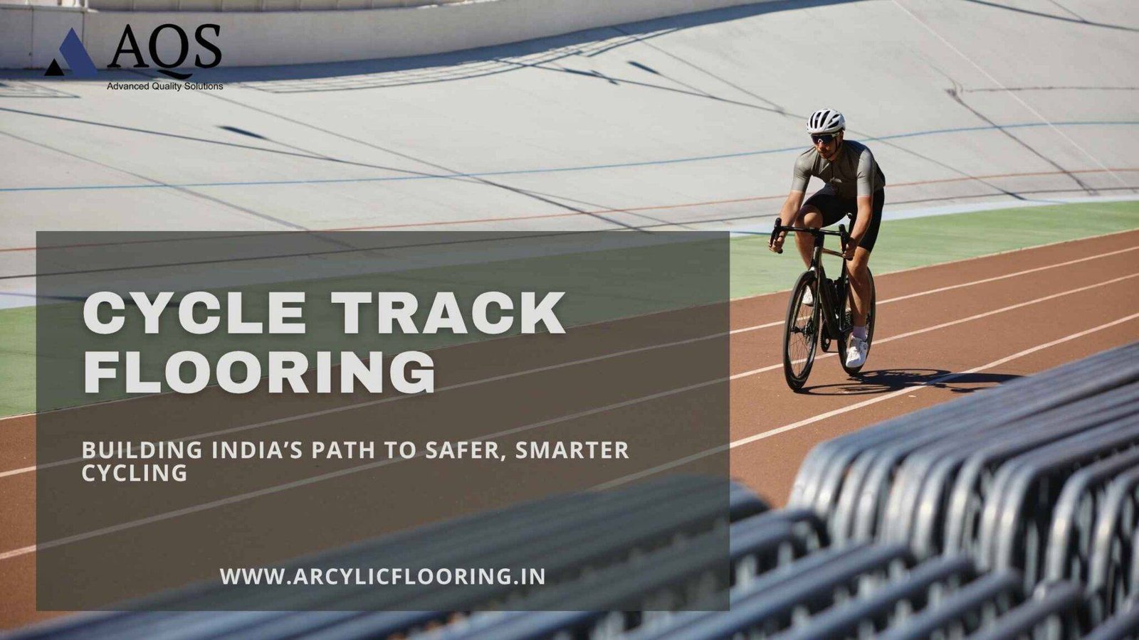 Cycle Track Flooring | Synthetic Acrylic Cycle Path Material