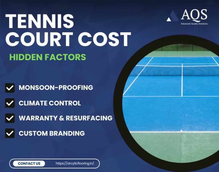 Tennis Court Construction Cost in INDIA | AQS